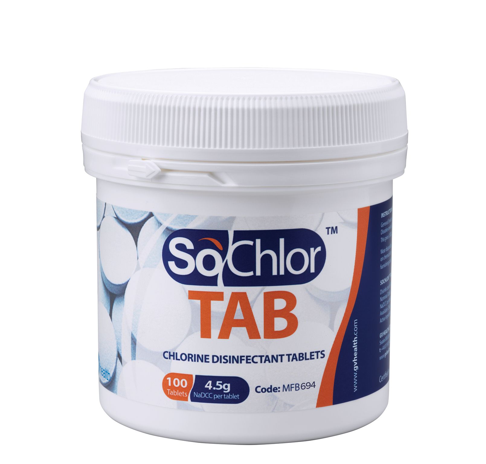 SoChlor TAB 4.5g 100 - GV Health