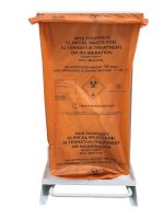 Medium Duty Orange Waste Bag - Large - Printed - GV Health